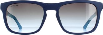 Lacoste Lunettes de soleil Lacoste L956S 401 Gradient gris bleu mat
