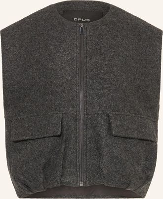 OPUS Weste Womaya grau