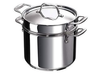 Beka line 12060024 Chef Cuiseur &agrave; P&acirc;tes en acier inoxydable 24 cm, Argent&eacute;