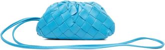 Bottega Veneta 2012-2025 Nappa Intrecciato The Extra Mini Pouch crossbody bag - Bleu