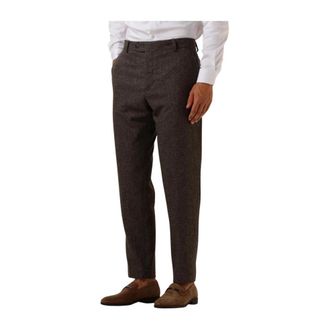 Selected Slim-Reed Wollhose - - Trousers - Herren - Braun - S