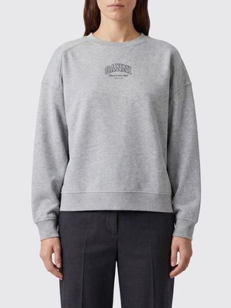Ganni Sweat-Shirt Femme couleur Gris