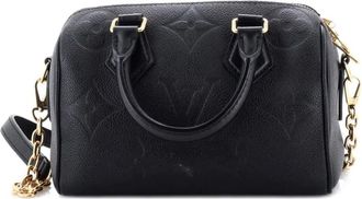 Louis Vuitton Speedy Bandouliere Bag Monogram Empreinte Giant 20 crossbody bag - Schwarz