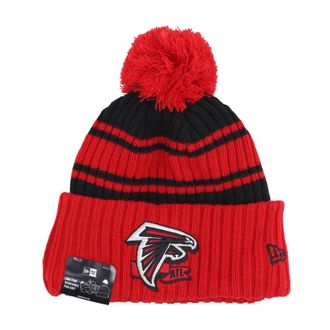 New Era Homme, Accessoires, Multicolore, Taille: ONE Size NFL Atlanta Falcons Pom Pom Beanie