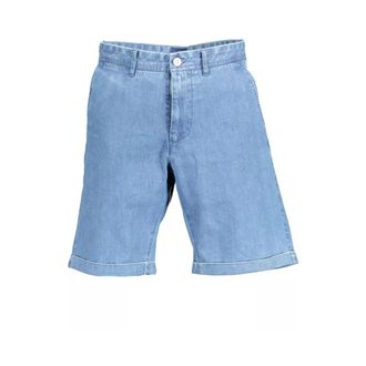 GANT Hellblaue Baumwoll Bermuda Jeans - - Shorts - Herren - Blau - W33