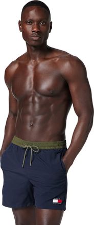 Tommy Hilfiger Herren Badehose Medium Drawstring mit Tunnelzug, Blau (Desert Sky), XXL