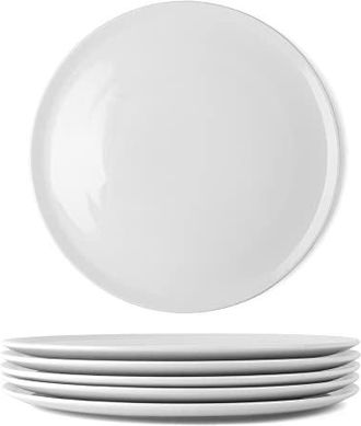 Holst Porzellan PL 30 PACK 12, 12er Pack Pizzateller 31 cm Hartporzellan Profiqualität, Porzellan, Pizza Set 12 Stück