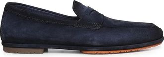 Santoni Homme, Chaussures, Bleu, Taille: 41 1/2 EU Carlo Loafer