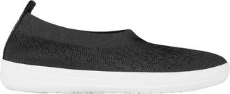 FitFlop Fit Flop - Uberknit Pumps f&uuml;r Damen, Flach (Schwarz)