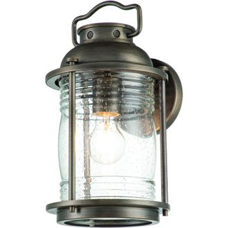 Kichler Industrial Wandlaterne ashland bay f&uuml;r Innen & Au&szlig;en, Bronze H&ouml;he 35cm