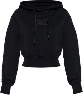 Versace Jeans Couture Femme, Sweatshirts et sweats à capuche, Noir, Taille: 40 FR SweaT-shirt à capuche