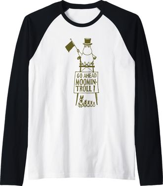 Moomin Olive Moominpappa Winter Games Go Ahead Moomintroll! Raglan