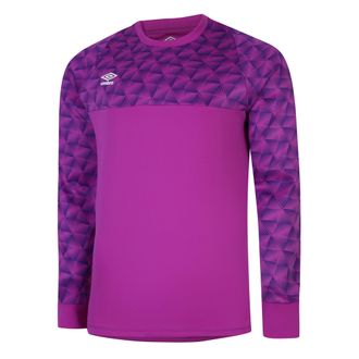 Umbro Flux Torwarttrikot f&uuml;r Herren Lang&auml;rmlig (Purpur Kaktus/Elektrisches Lila/Wei&szlig;)