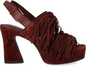 Ash Ash, Femme, Chaussures, Rouge, Taille: 40 EU Sandale &agrave; Talon Oprah