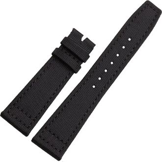 Generic 20 mm Uhrenarmbänder aus hochdichtem Nylon für IWC Pilot Portugieser Portofino Canvas Bands Uhrenarmbänder Armbänder