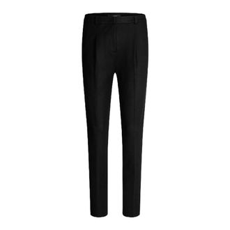Windsor Woll-Jersey Anzughose - - Trousers - Damen - Schwarzk - XL