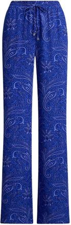 Ralph Lauren Femme, Pantalons, Bleu, Taille: 42 FR Poly CDC Pants