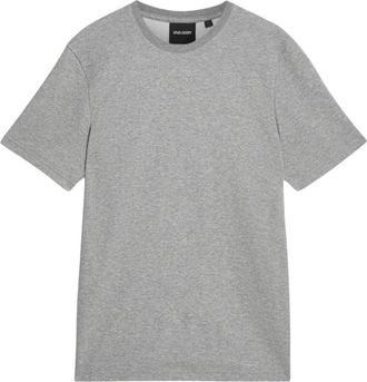 Lyle & Scott Homme, Tops, Gris, Taille: XL T-Shirt Manches Courtes Col Rond