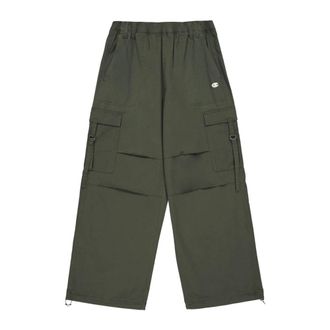 Champion Femme, Pantalons, Vert, Taille: 38 FR Pantalon en serg&eacute; extensible lav&eacute;