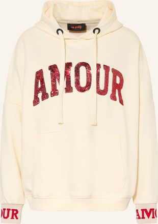 Miss Goodlife Miss Goodlife Hoodie Mit Pailletten gelb