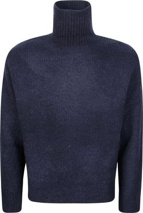 Paolo Pecora Maglia Lupetto - Homme - Pulls - Bleu - Taille: XL
