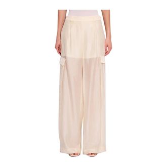 Gaud&igrave; Femme, Pantalons, Beige, Taille: 40 FR Cargo Pant