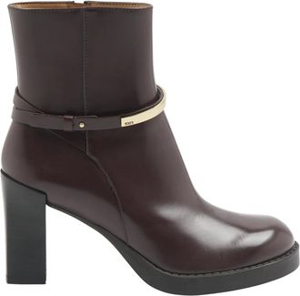 Tod's Femme, Chaussures, Brun, Taille: 40 EU Bottes &agrave; talons