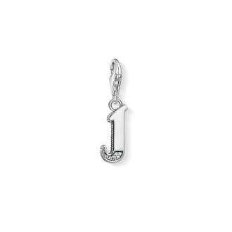 Thomas Sabo Thomas Sabo Damen Charm-Anh&auml;nger J Buchstabe Charm Club 925 Sterling Silber 1590-643-21