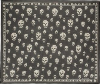 Alexander McQueen Seidentuch MCQUEEN Damen Farbe Schwarz