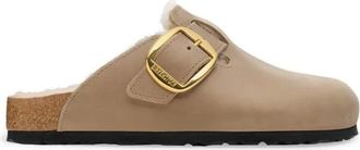 Birkenstock Femme, Chaussures, Beige, Taille: 36 EU Boston Big Buckle Shearling