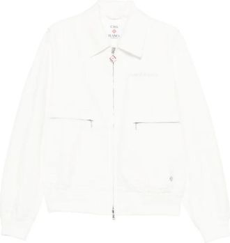 Casablanca Homme, Vestes, Blanc, Taille: L Veste Zipp&eacute;e