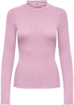 Jacqueline de Yong JdY Damen Jdyfransiska Life L/S Hi-NCK Top Jr Noos, Pink Lady, XX-Large