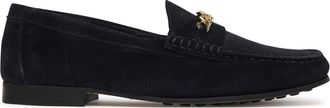Tommy Hilfiger Mokassins Tommy Hilfiger Th Chain Suede Loafer FW0FW09327 Dunkelblau
