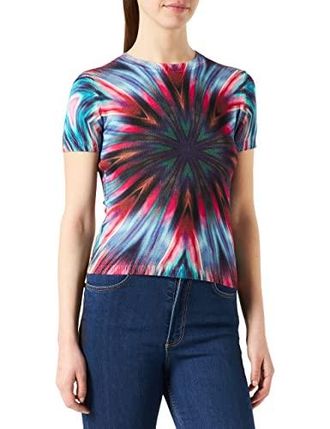 Desigual Femme Ts_laia T Shirt, Multicolore, L EU