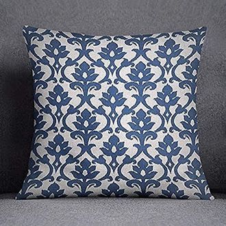 Bonamaison Le Jardin du Lin Kissenh&uuml;llen, Cotton, Mehrfarbig, 45x45