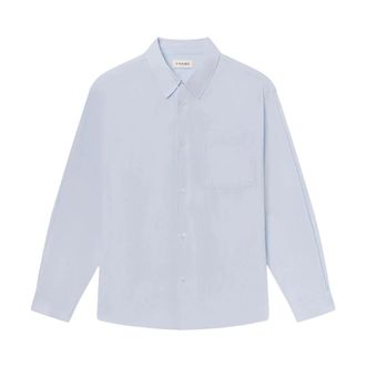 Frame Denim Leichtes Baumwollhemd - - Shirts - Herren - Blau - L