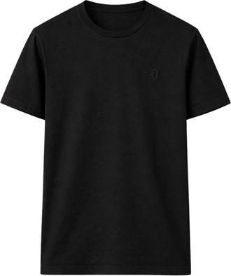 Dondup Homme, Tops, Noir, Taille: 2XL T-Shirt Girocollo Regular