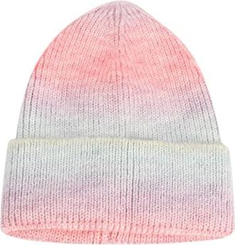 Generic Bonnet court en tricot coupe-vent chaud d&eacute;grad&eacute; tie dye chapeau tricot&eacute; en laine chapeau dhiver pour homme par temps froid, H, Taille unique