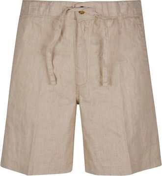 Michael Kors Homme, Shorts, Beige, Taille: S Linen Blend Shorts