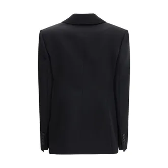 Givenchy Womens Black Wool Jacket Clothing