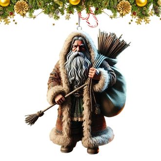 Generic Acryl-Weihnachtsschmuck - Flaches Legendäres Ornament, Acryl-Weihnachtsbaumschmuck | Weihnachtsanhänger-Autoanhänger, Weihnachtsanhänger-Zubehör Für D