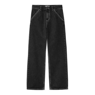Carhartt Work in Progress Femme, Jeans, Noir, Taille: 44 FR Simple Pant - Noir (Stone Washed)