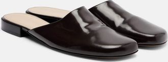 The Row Mules Penelope en cuir