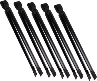 Supvox 5st&uuml;cke Holzkohlezange F&uuml;r Au&szlig;enbereich Lagerfeuerzange Mit Verl&auml;ngertem Griff Grillzubeh&ouml;r Aus Metall Kaminzange F&uuml;r Holzkohle Campingwerkzeug Mit Er