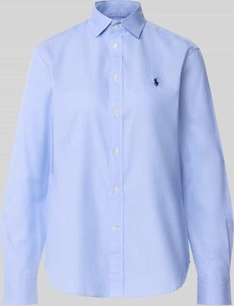 Polo Ralph Lauren Regular Fit Hemdbluse aus reiner Baumwolle
