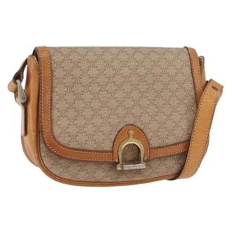 Celine Sac bandouli&egrave;re vintage Pre-owned - Femme - Pre-owned - Beige - Taille: ONE Size