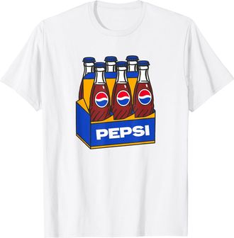 Pepsi Retro-Flaschenkiste, 6 Stück T-Shirt