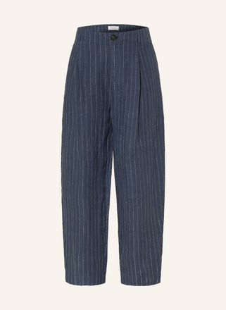 Part Two 7/8-Hose Nettaspw Aus Leinen blau