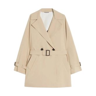 Max Mara Femme, Manteaux, Beige, Taille: 40 FR Wkdovatta Trench Coat