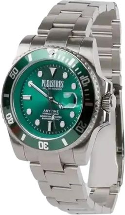 Pleasures Homme, Accessoires, Vert, Taille: ONE Size Anytime Watch
